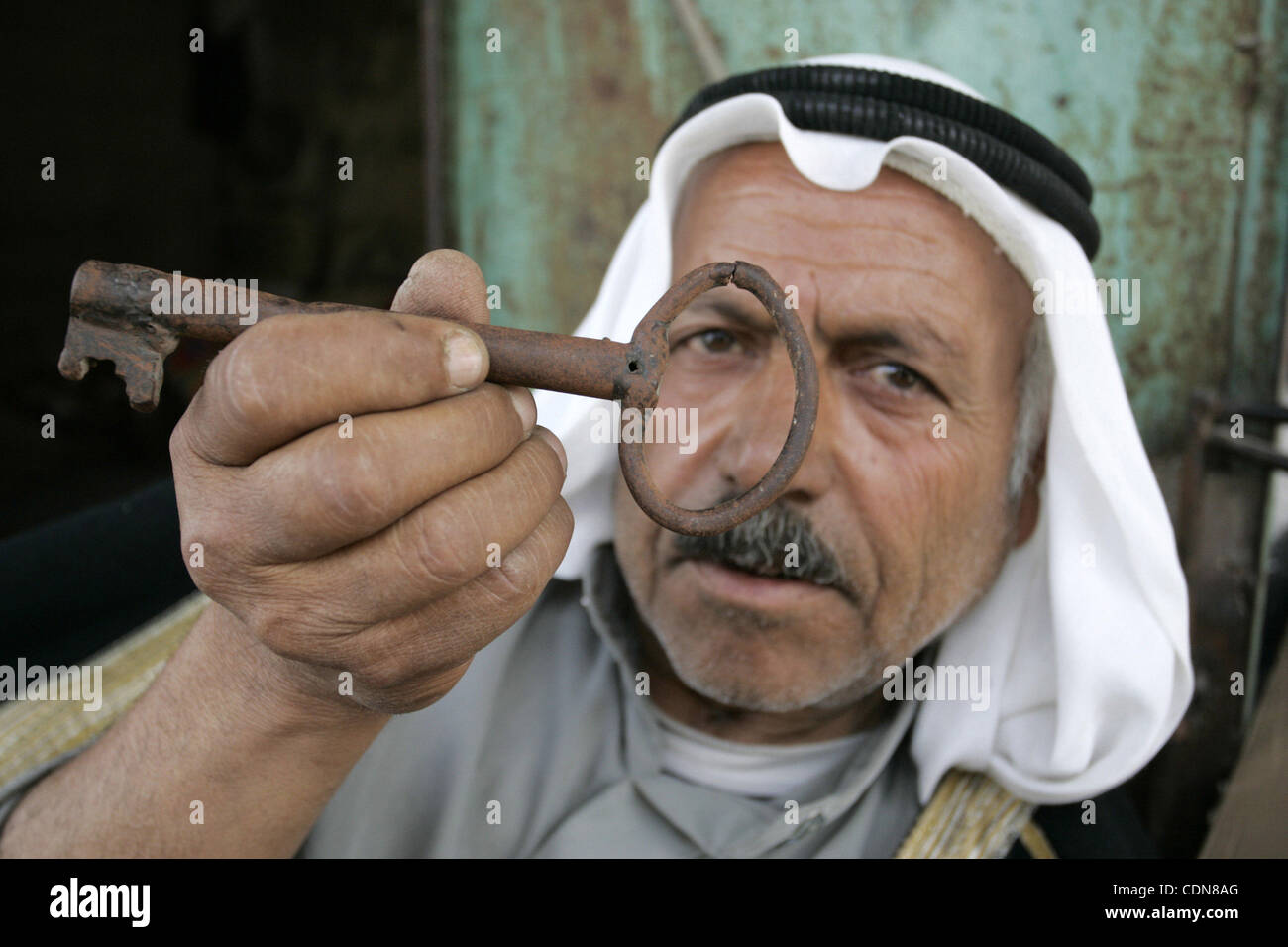 May 10, 2011 - Rafah, Gaza Strip - A Palestinian refugee, Ahmad Abd al ...