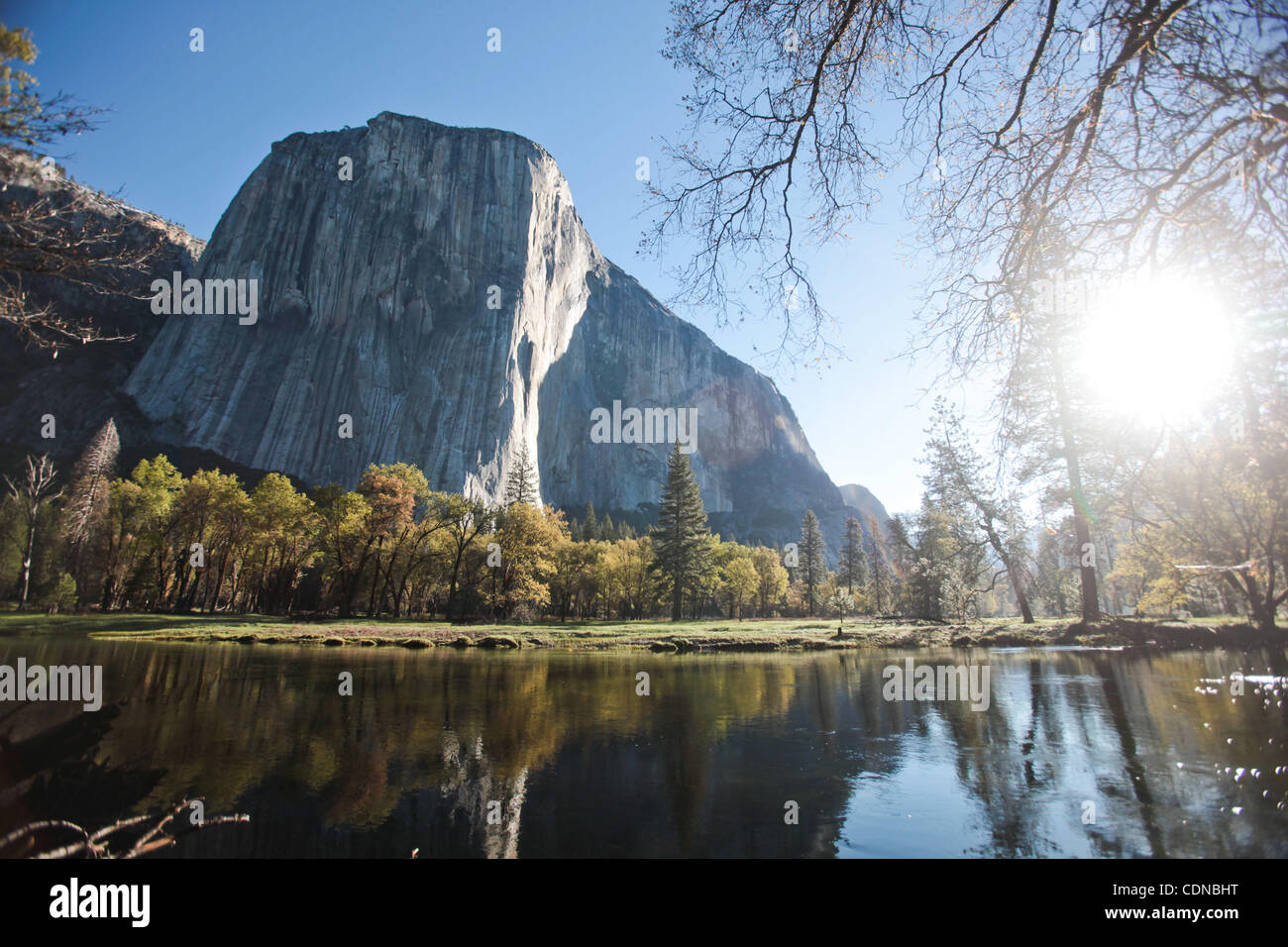 The famed El Capitan in Yosemite National Park reaches an elevation of ...