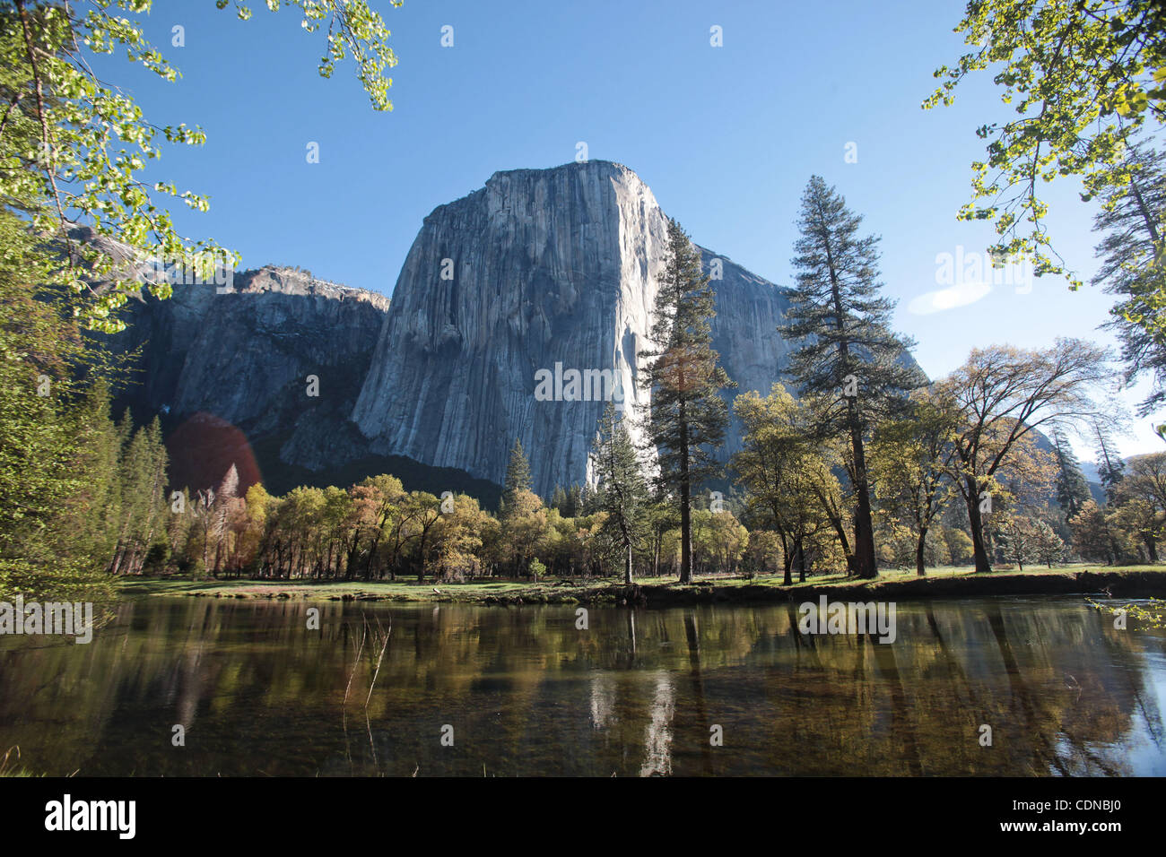 The famed El Capitan in Yosemite National Park reaches an elevation of ...
