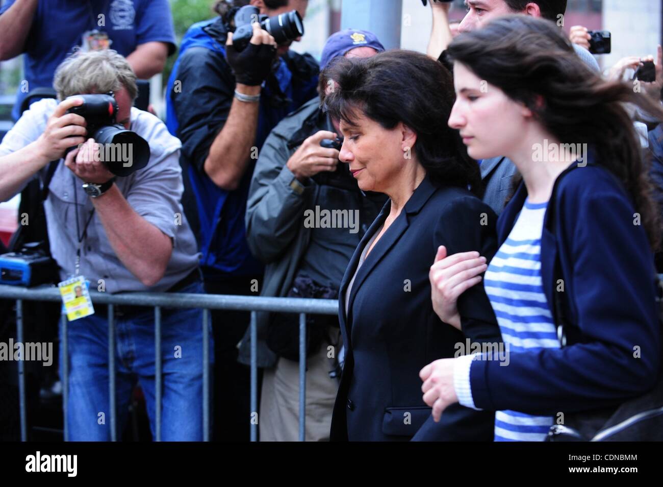 May 19, 2011 - Manhattan, New York, U.S. - ANNE SINCLAIR (L), wife of ...