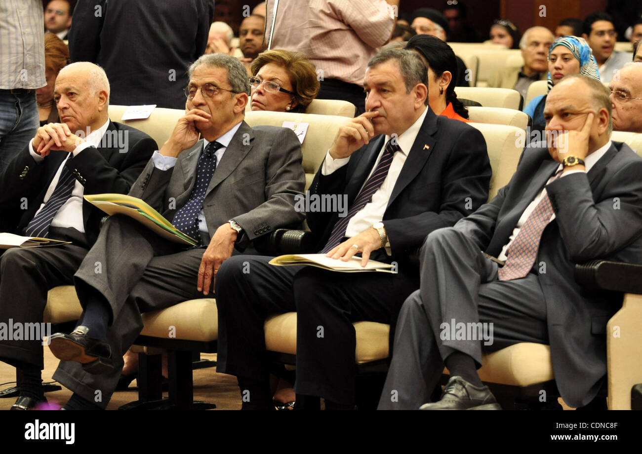 Secretary general of the arab league nabil al arab hi-res stock ...
