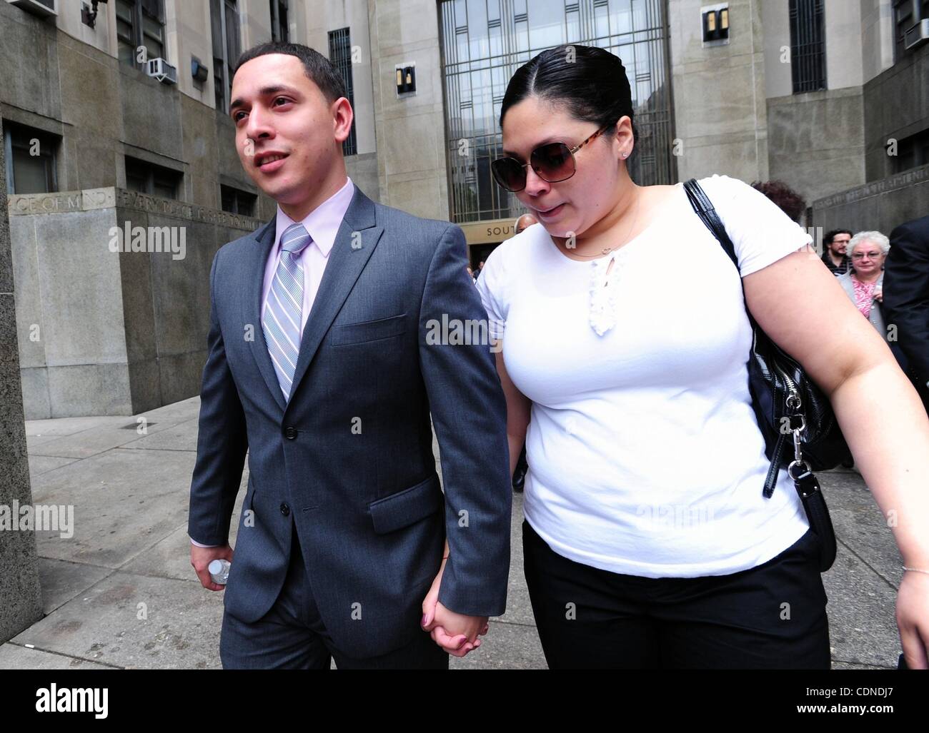 May 26, 2011 - Manhattan, New York, U.S. - Officer FRANKLIN MATA Leaves ...