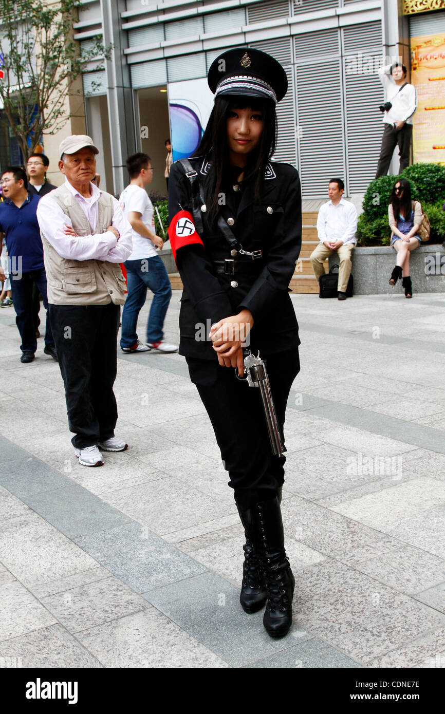 May 29, 2011 - Shanghai, China - Cosplayers pose before a World Cosplay ...
