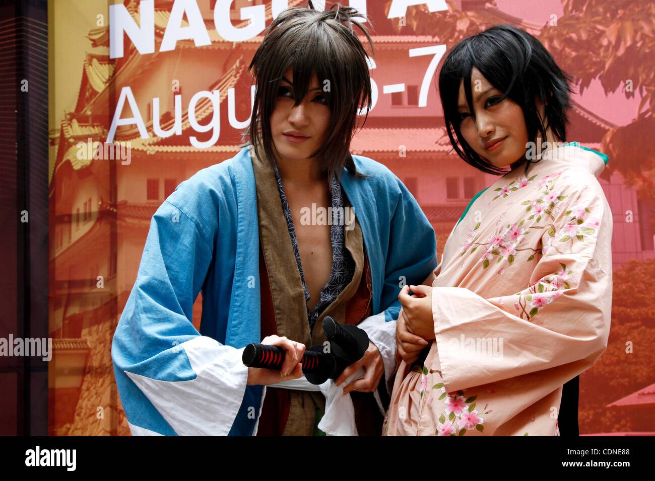 May 29, 2011 - Shanghai, China - Cosplayers pose before a World Cosplay ...