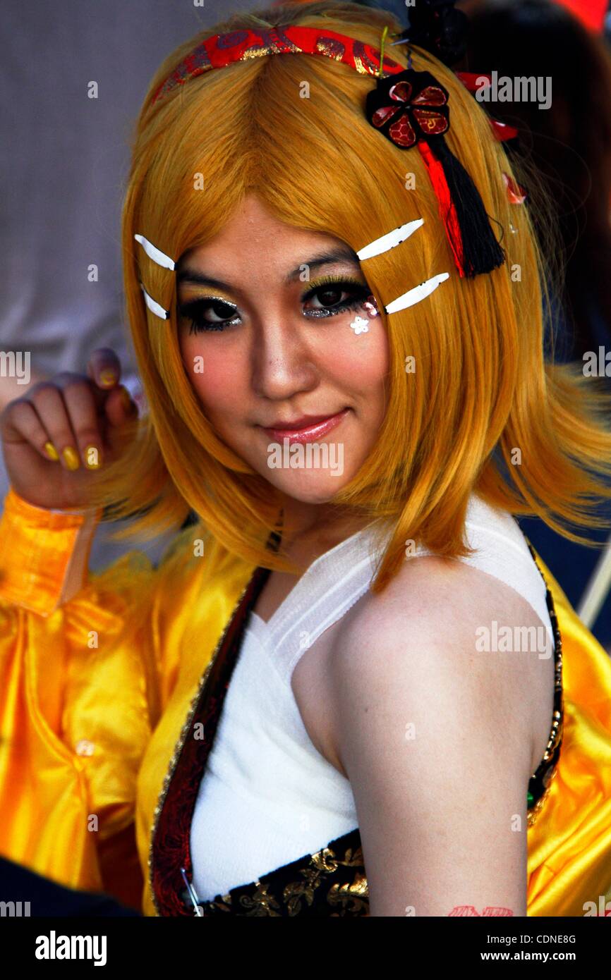 May 29, 2011 - Shanghai, China - Cosplayers pose before a World Cosplay ...