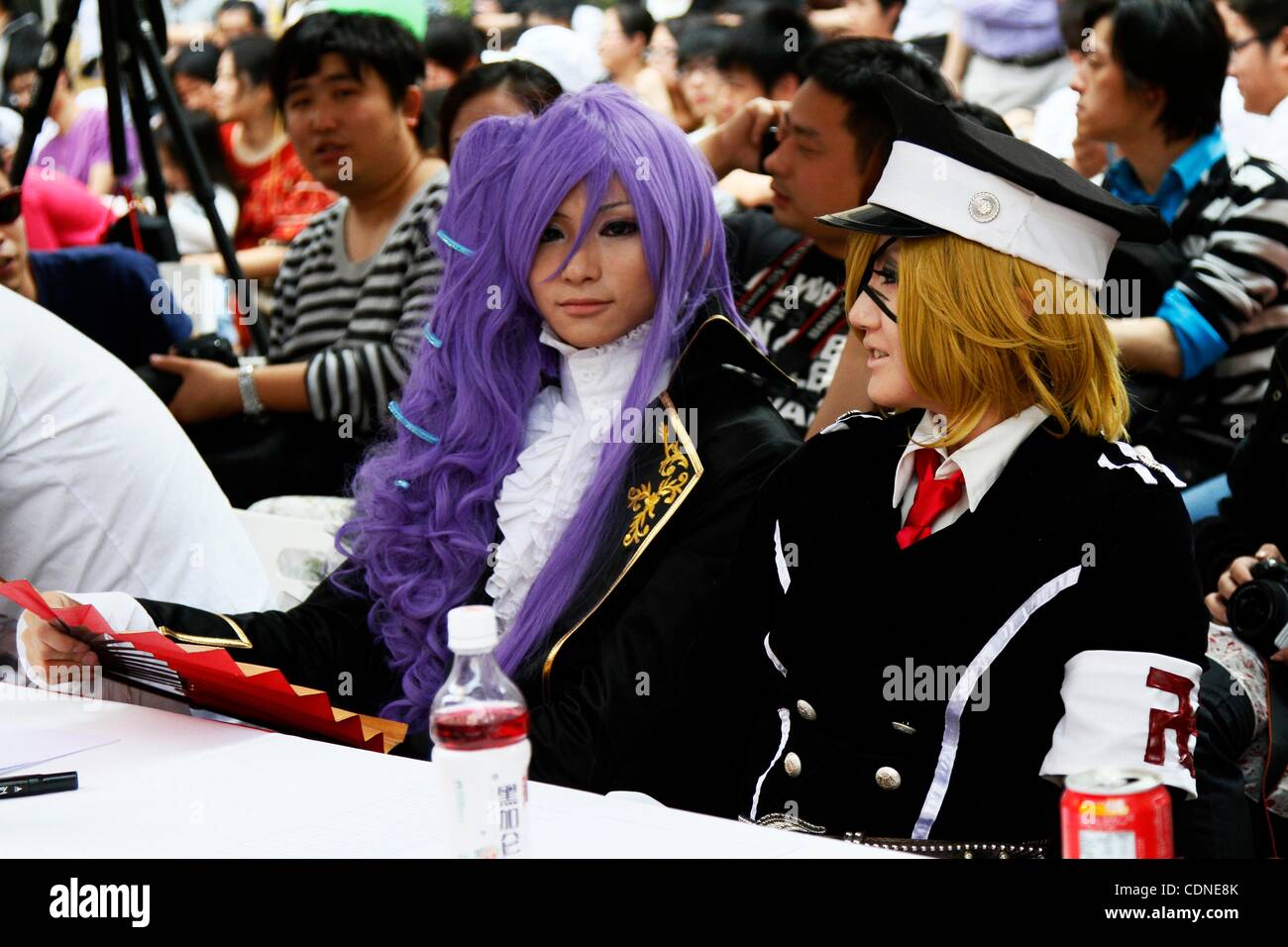 May 29, 2011 - Shanghai, China - Cosplayers pose before a World Cosplay ...