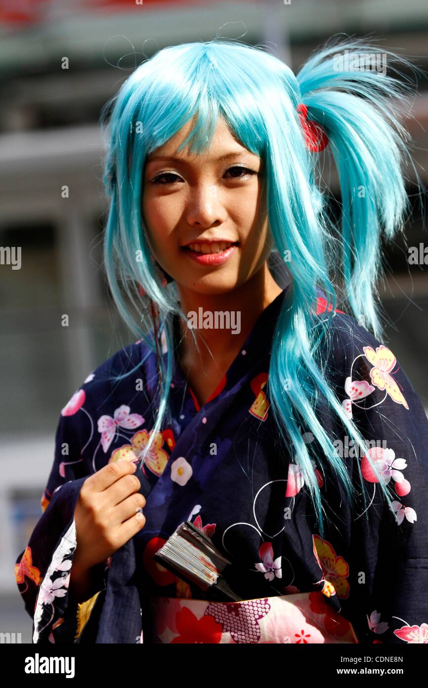 May 29, 2011 - Shanghai, China - Cosplayers pose before a World Cosplay ...