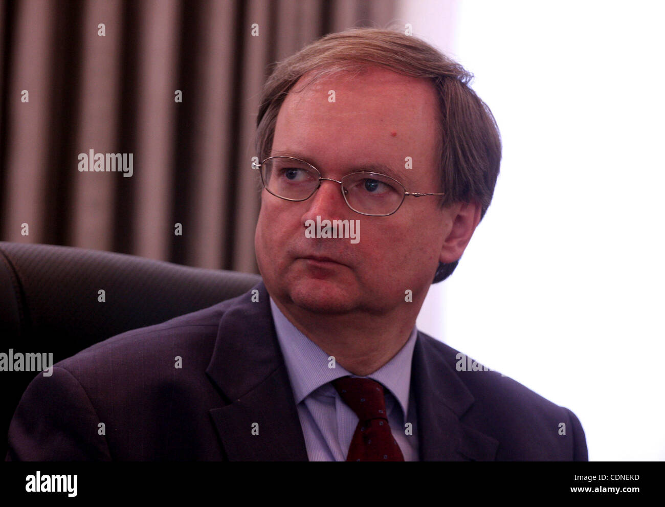 EU Representative, Christian Berger attends a joint press conference ...