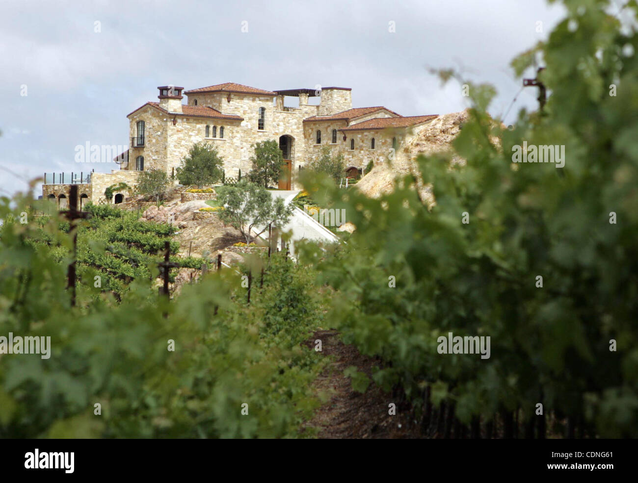 A view of Malibu Rocky Oaks Estate Vineyards at 340 Kanan Road. (Photo ...