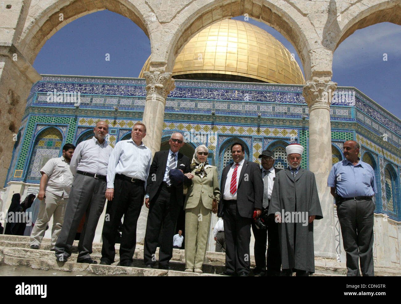 June 09, 2011 - Jerusalem, Israel - Palestinian Grand Mufti, MOHAMMED ...