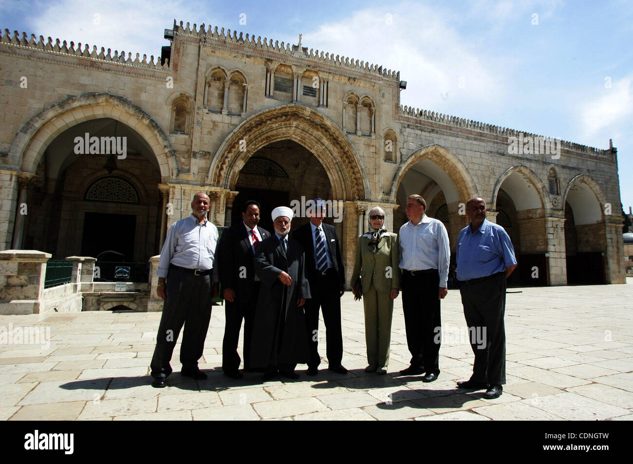 June 09, 2011 - Jerusalem, Israel - Palestinian Grand Mufti, MOHAMMED ...