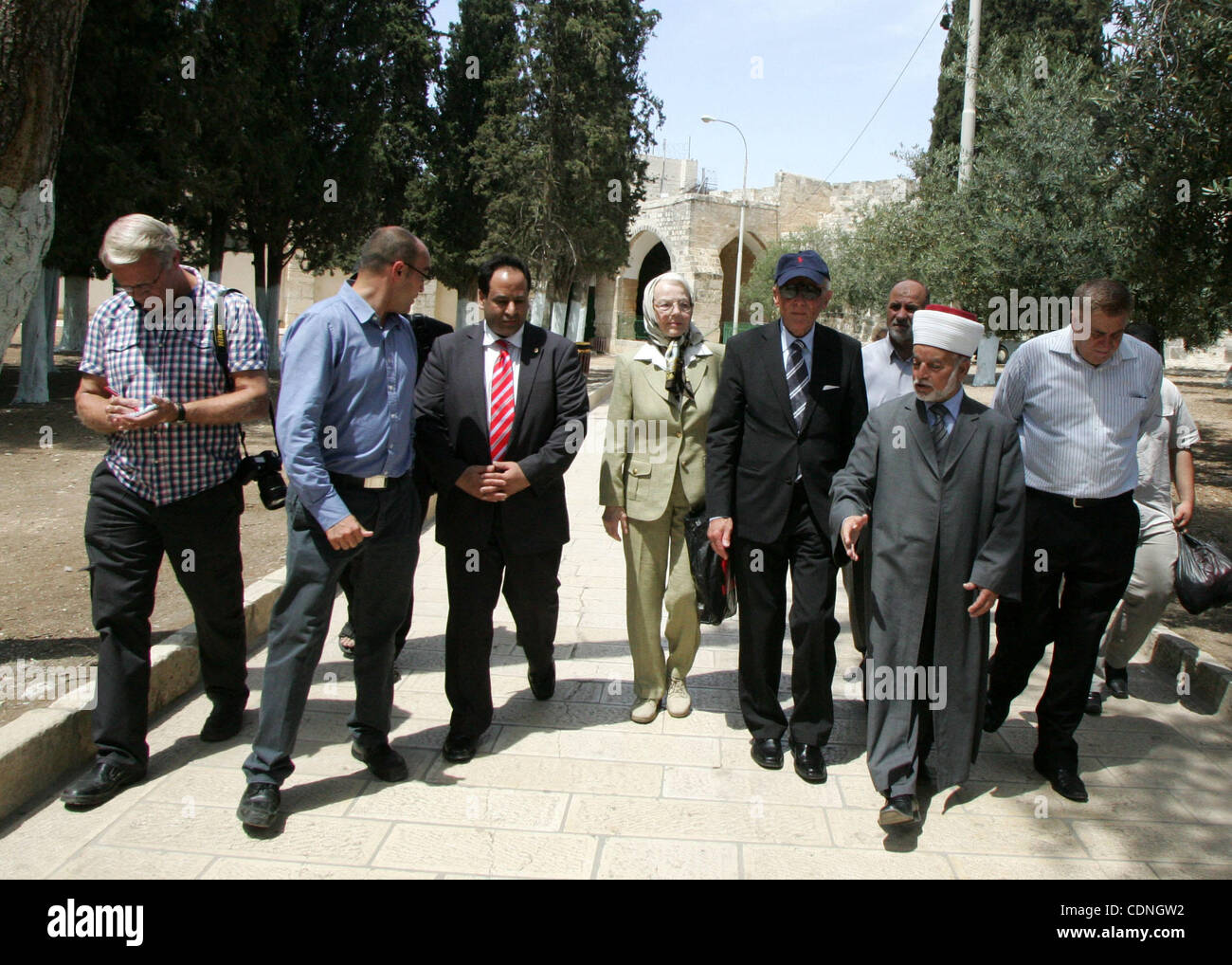 June 09, 2011 - Jerusalem, Israel - Palestinian Grand Mufti, MOHAMMED ...