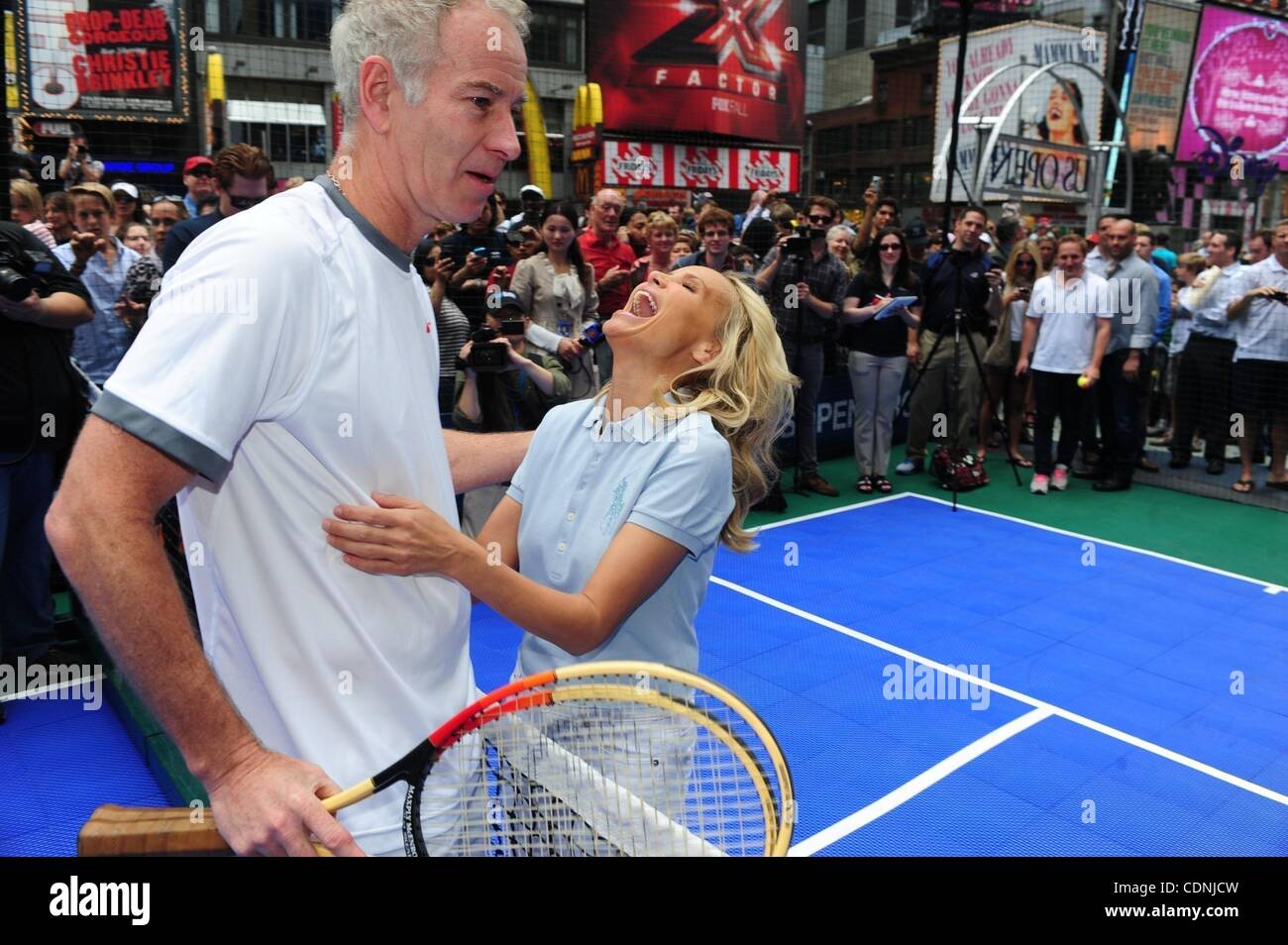 June 13, 2011 - New York, New York, U.S. - Tennis legend JOHN MCENROE ...