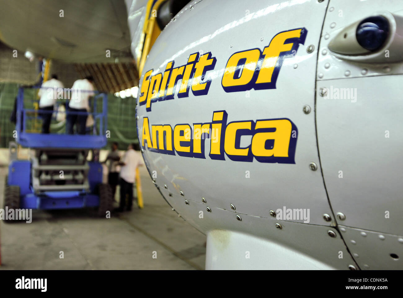 June 15, 2011 - Tustin, California, U.S. - Crew members finish ...