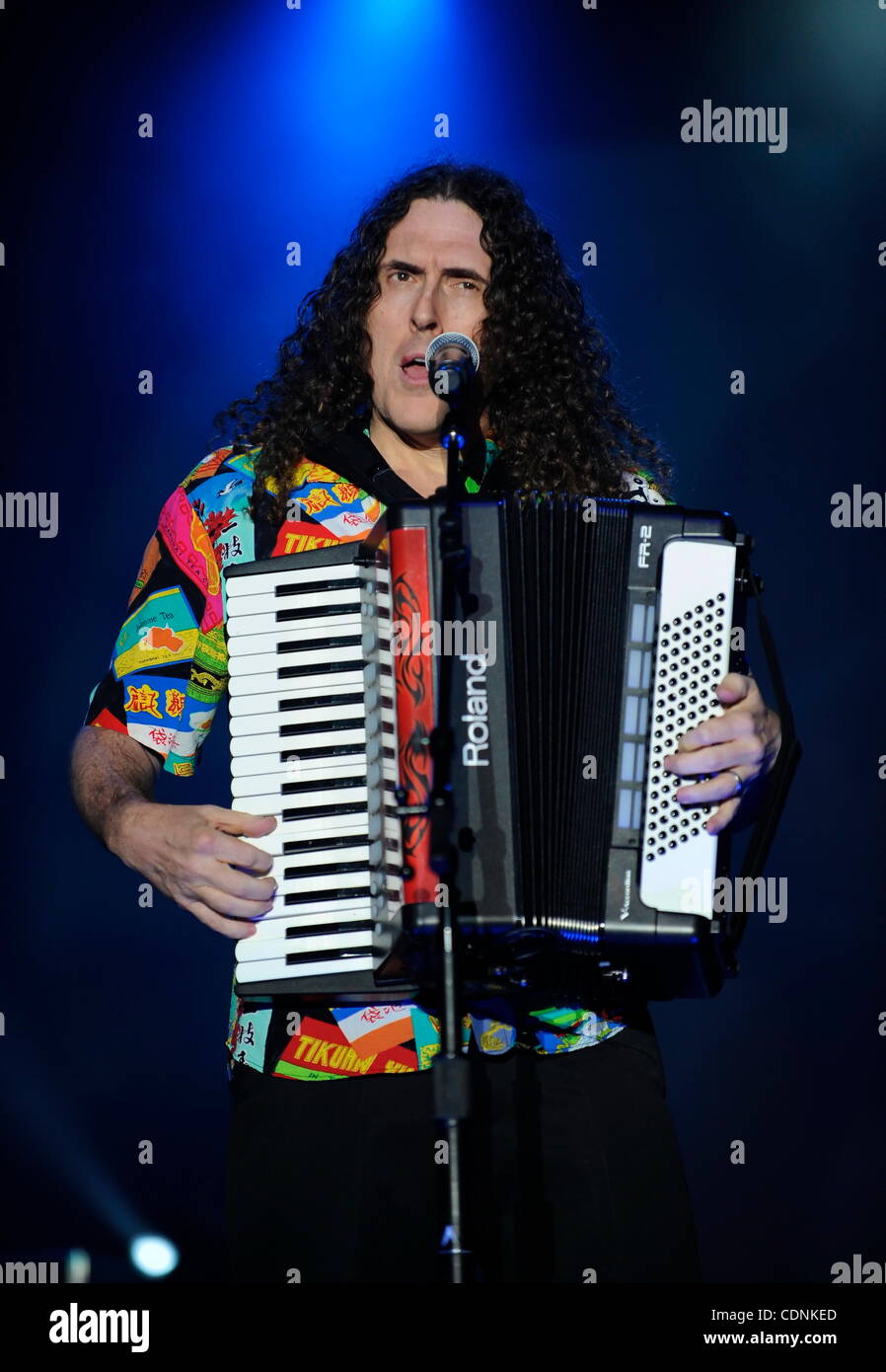 June 16, 2011 - Santa Ynez, California, U.S. - Comedy singer WEIRD AL ...