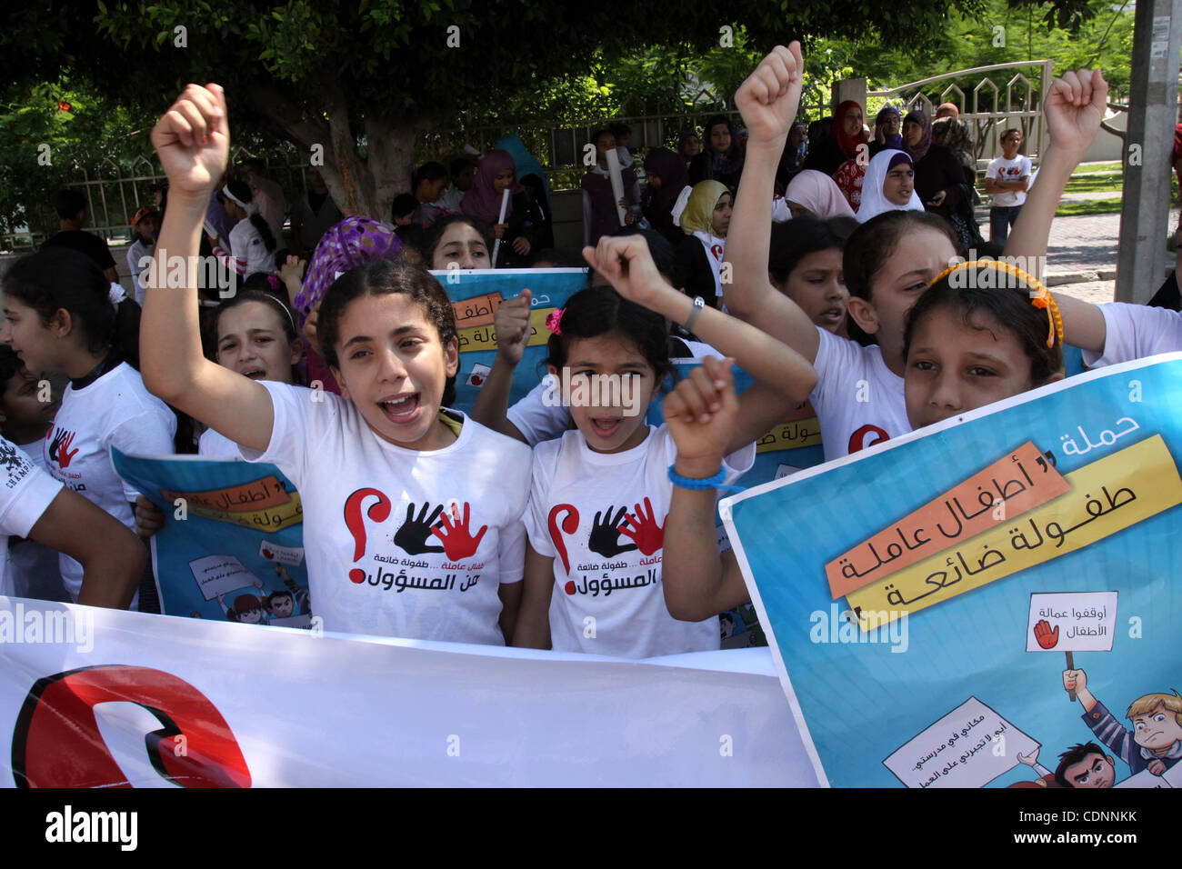 Children protest against child labour hi-res stock photography and ...