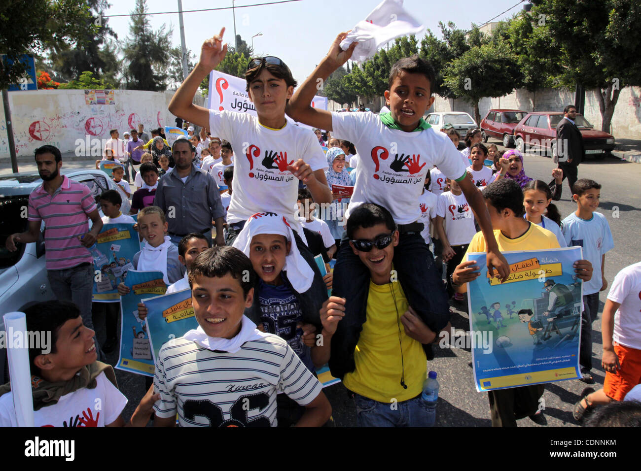 Protest against child labor hi-res stock photography and images - Alamy