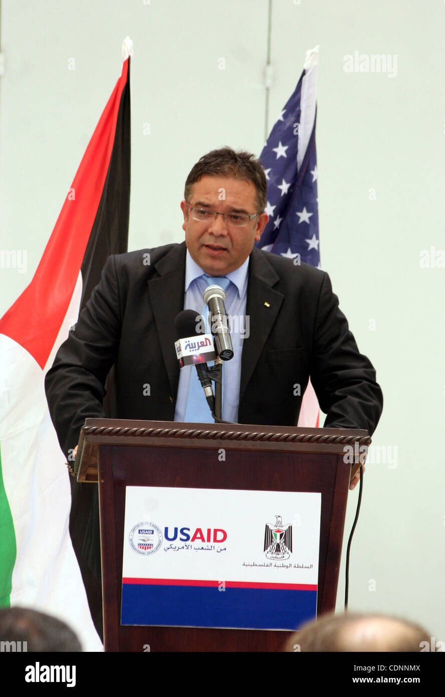 Shaddad Atilli, head of Palestinian Water Authority delivers speech ...