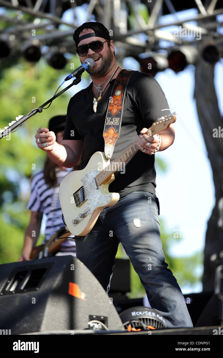 Country music recording artist Lee Brice played a live concert during ...