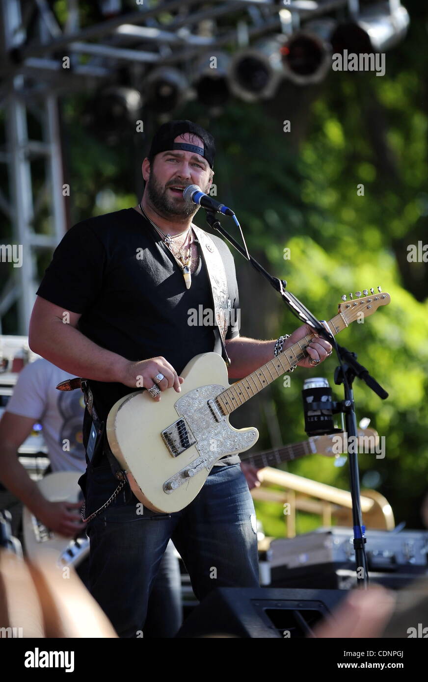 Country music recording artist Lee Brice played a live concert during ...
