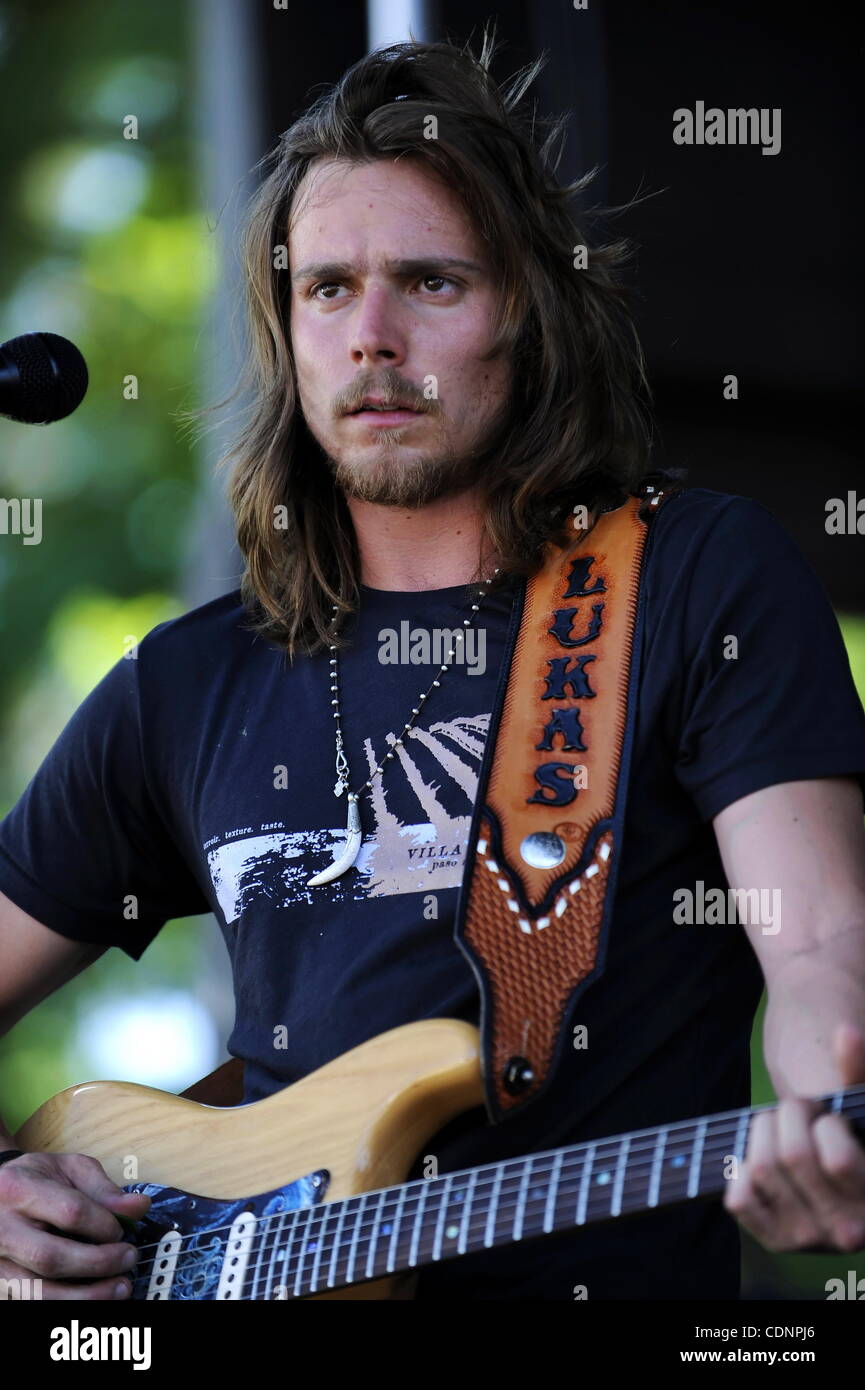 Country music recording artist and son of Willie Nelson, Lukas Nelson ...