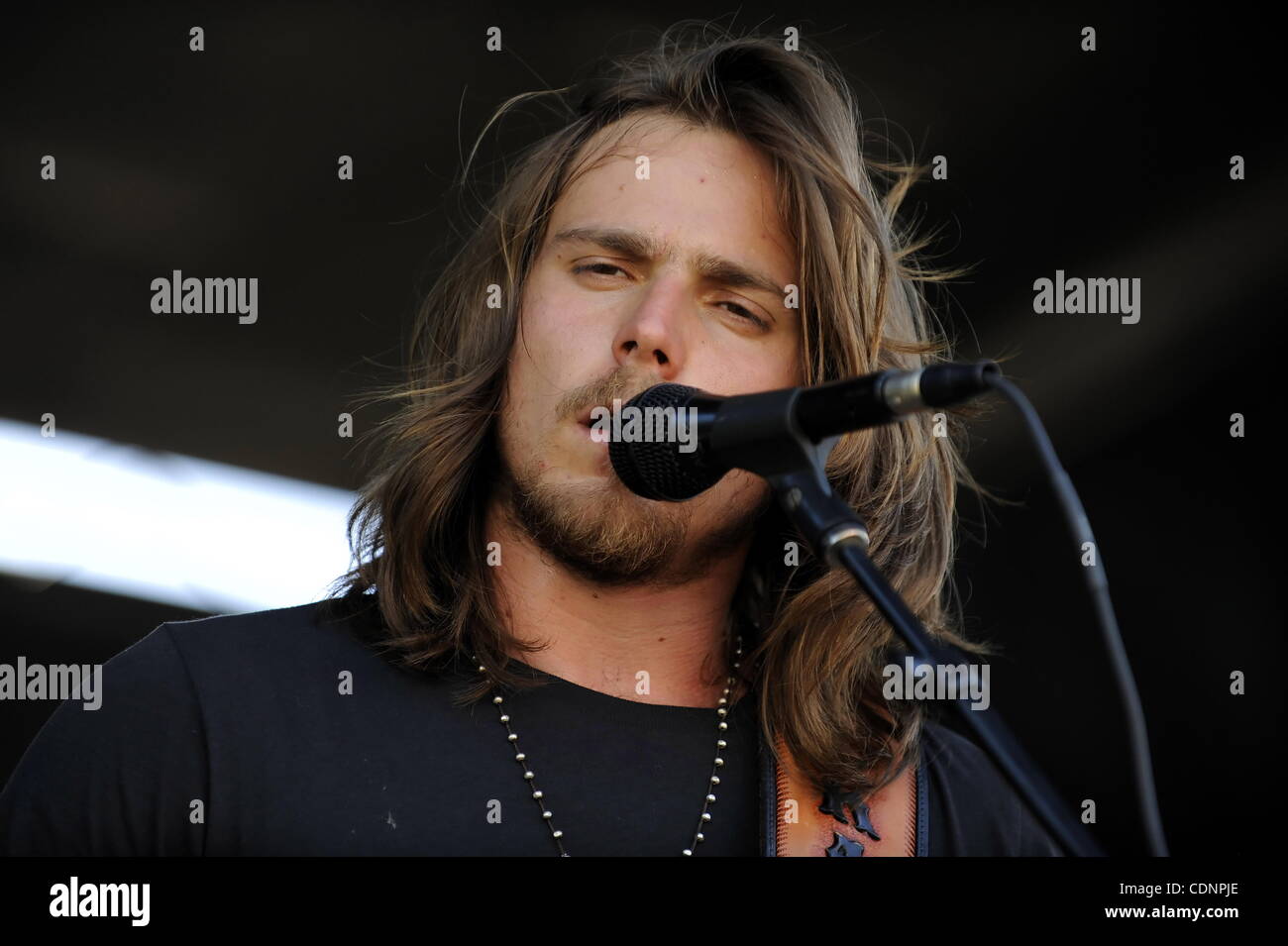 Country music recording artist and son of Willie Nelson, Lukas Nelson ...