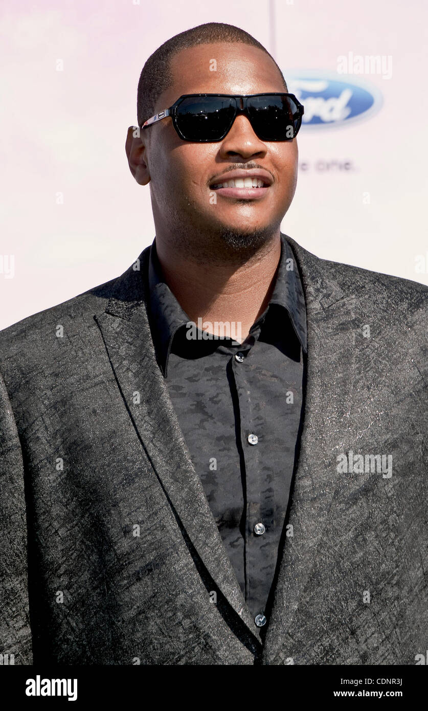 June 26, 2011 - Los Angeles, California, USA - Carmelo Anthony arrives ...