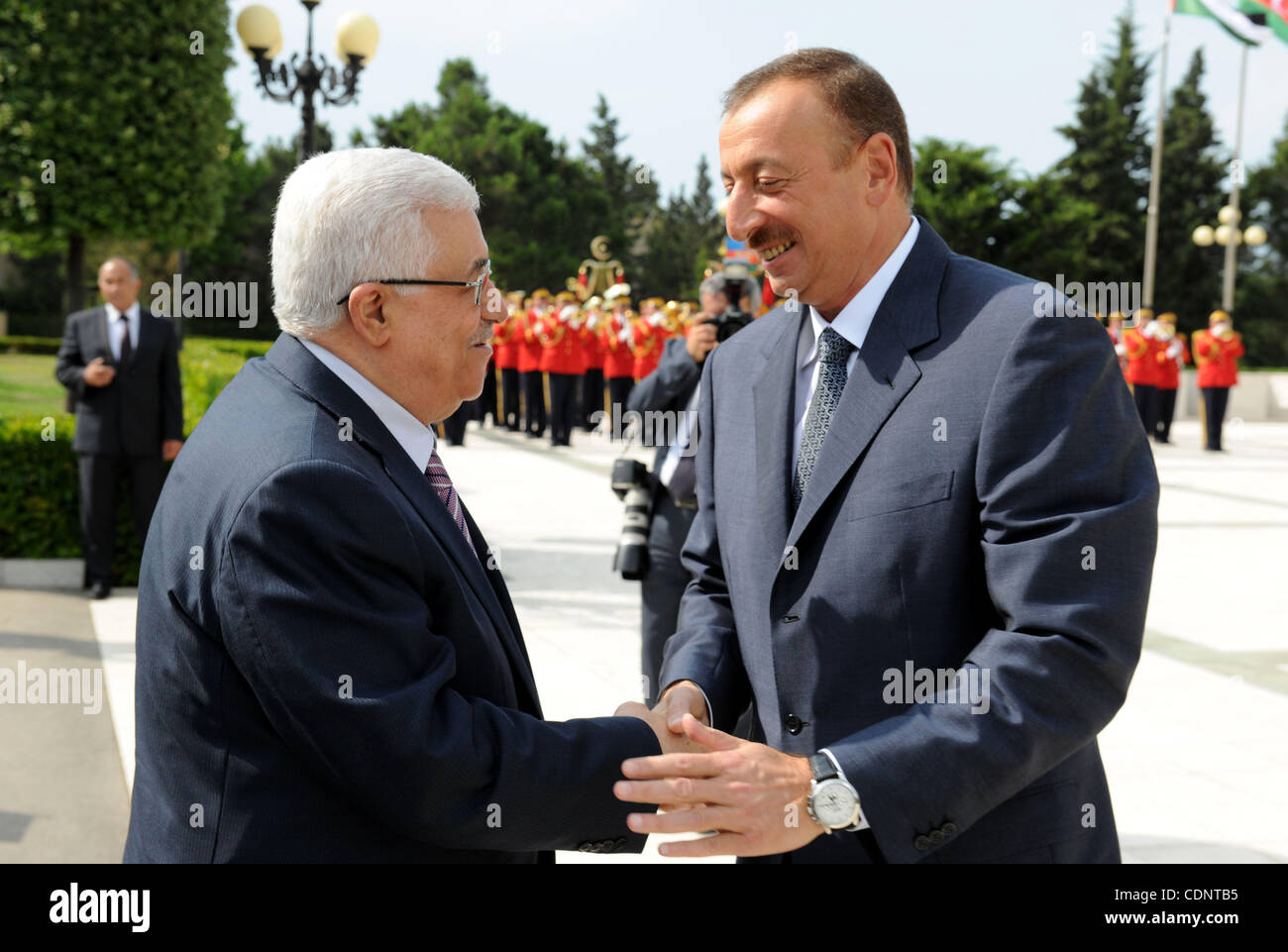 Palestinian president Mahmoud abbas (Abu Mazen) arrives to Azerbaijan ...