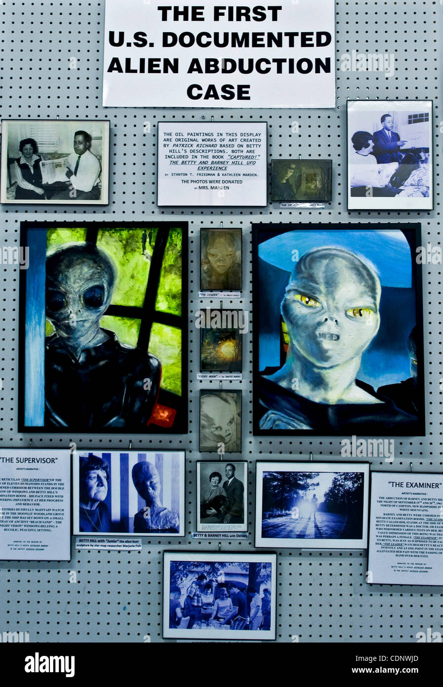 July1, 2011 - Roswell, New Mexico, USA - An exhibit on display at the ...