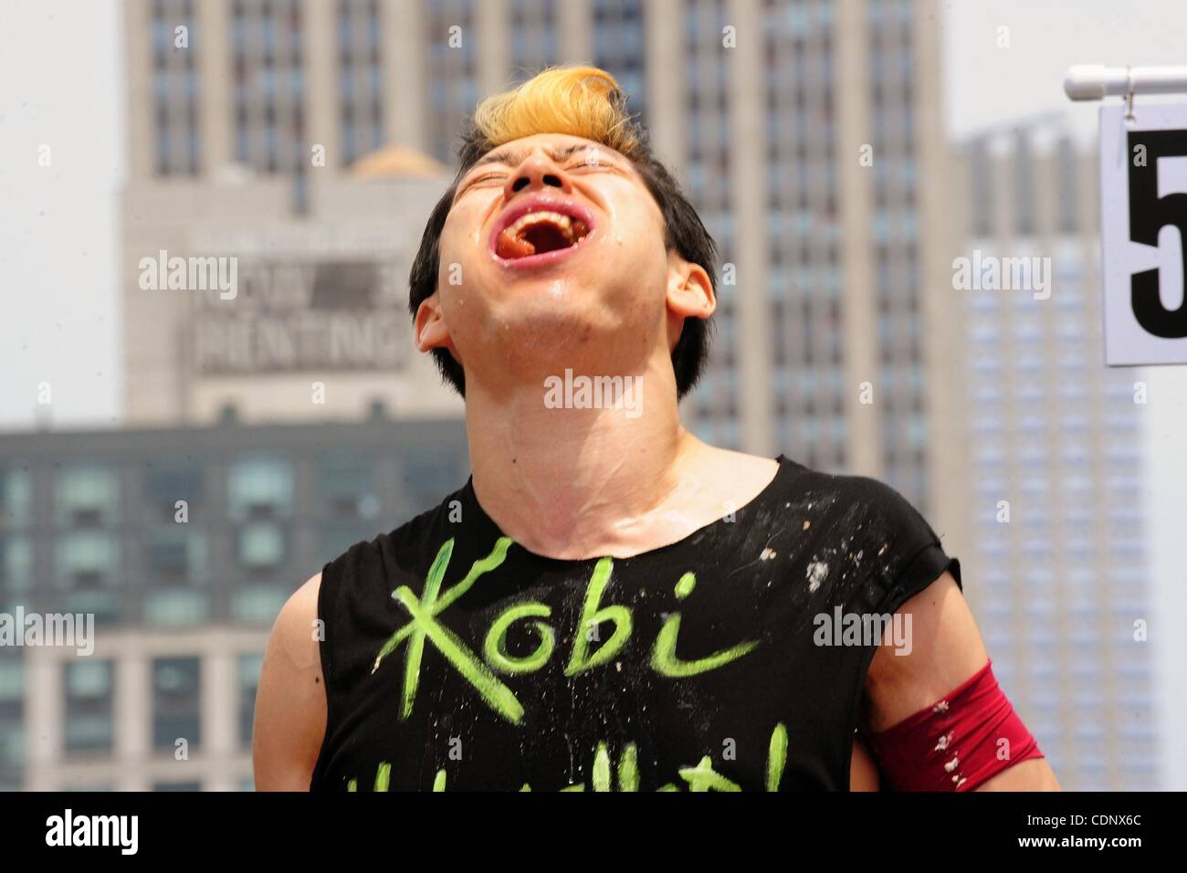 July 4, 2011 - New York City, U.S. - Japanese hot dog eating champion ...