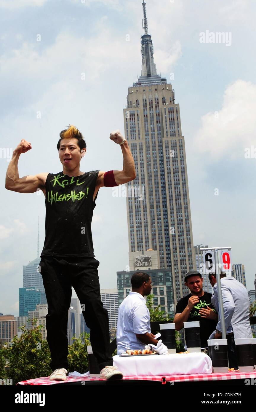 July 4, 2011 - New York City, U.S. - Japanese hot dog eating champion ...