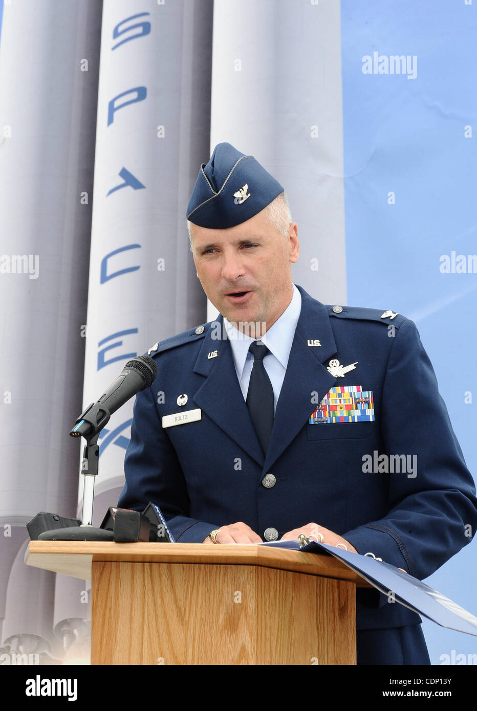 JULY 13,2011 - Vandenberg AFB, California, USA. Colonel Richard W ...