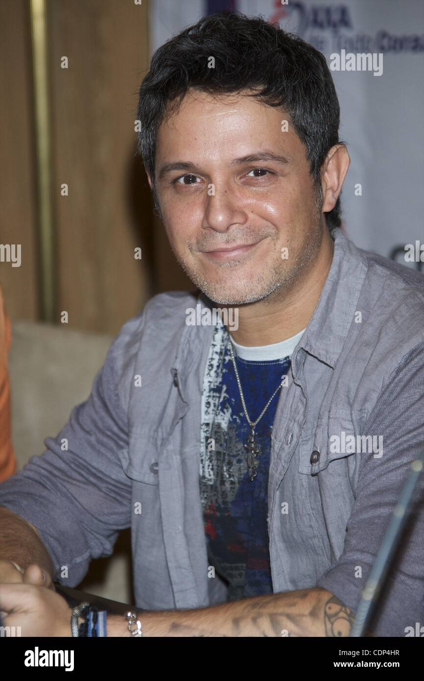 June 21, 2011 - Madrid, Spain - Spanish singer Alejandro Sanz attends ...