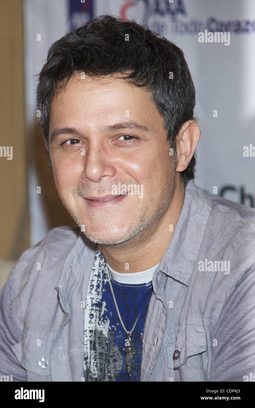 June 21, 2011 - Madrid, Spain - Spanish singer Alejandro Sanz attends ...
