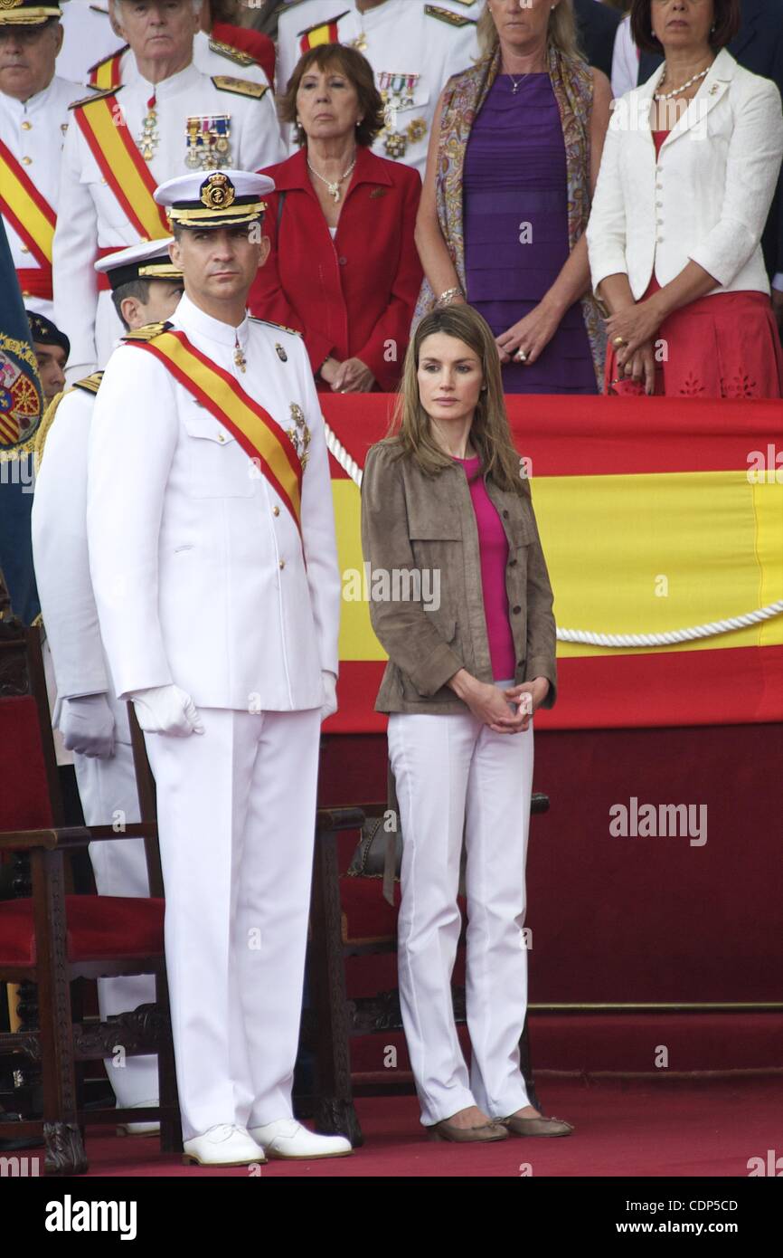 July 16, 2011 - Marin, Galicia, Spain - Prince Felipe of Spain and ...