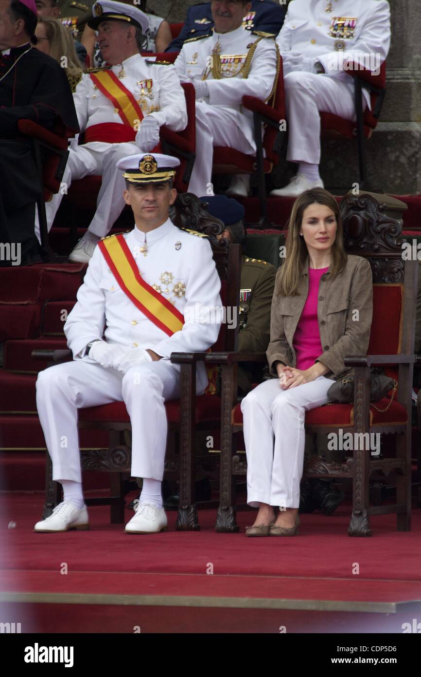 July 16, 2011 - Marin, Galicia, Spain - Prince Felipe of Spain and ...