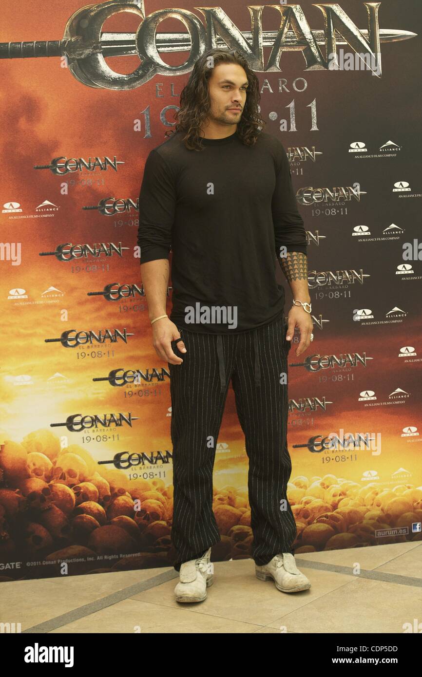 July 18, 2011 - Madrid, Spain - Actor Jason Momoa attends Conan the ...