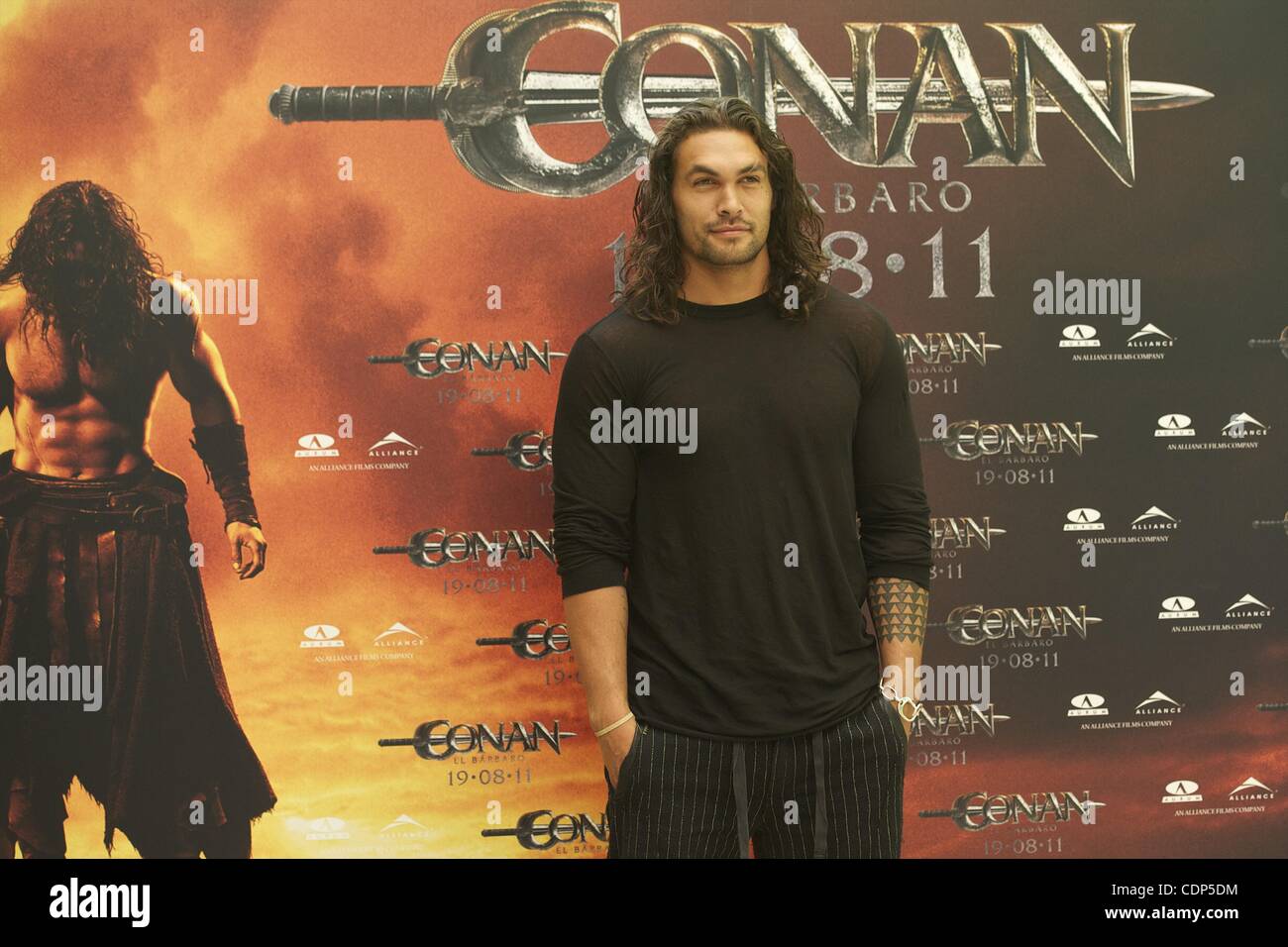 July 18, 2011 - Madrid, Spain - Actor Jason Momoa attends Conan the ...