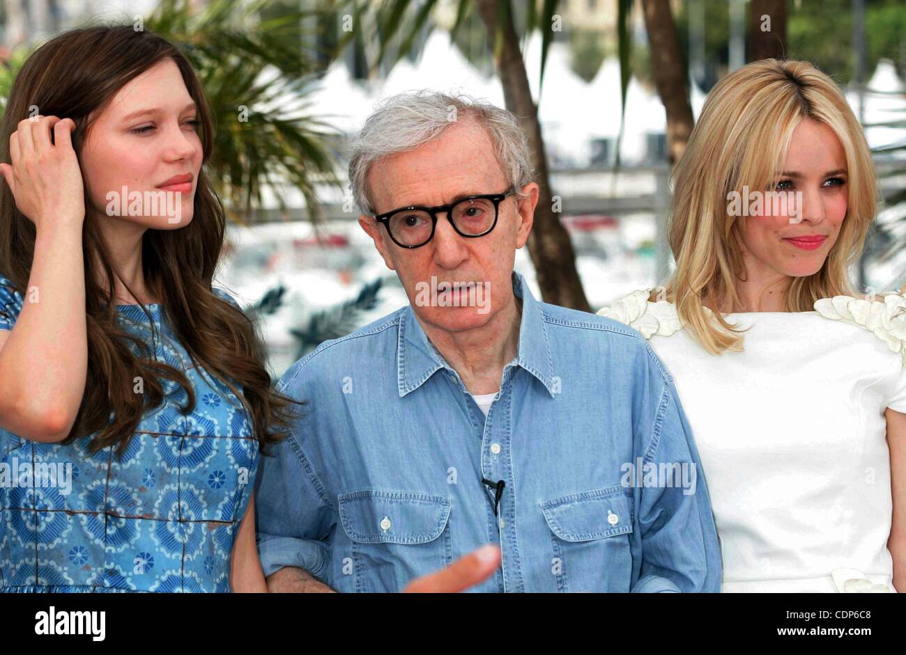 May 11, 2011 - Hollywood, California, U.S. - LEA SEYDOUX, WOODY ALLEN ...