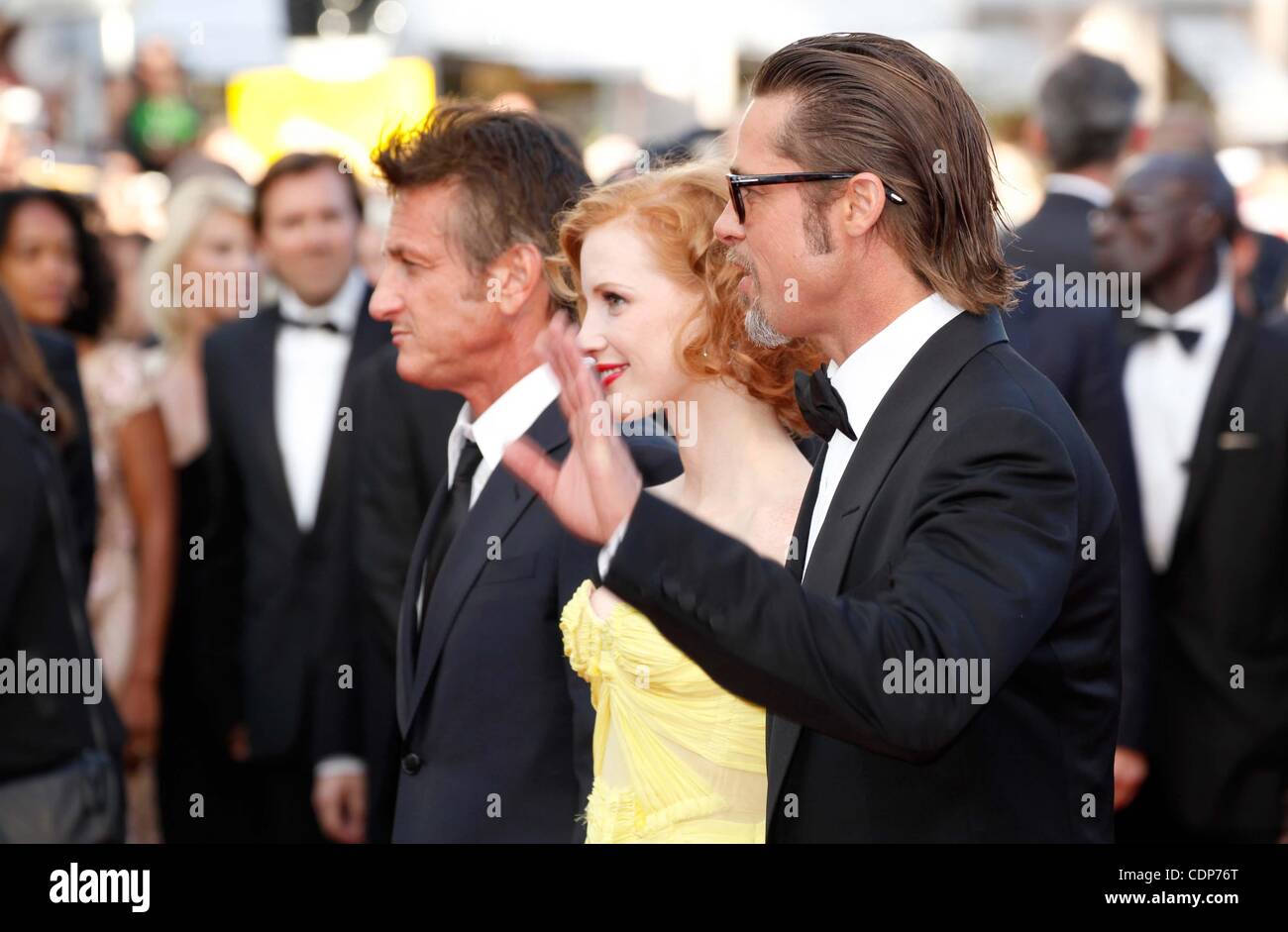 Sean penn jessica chastain hi-res stock photography and images - Alamy