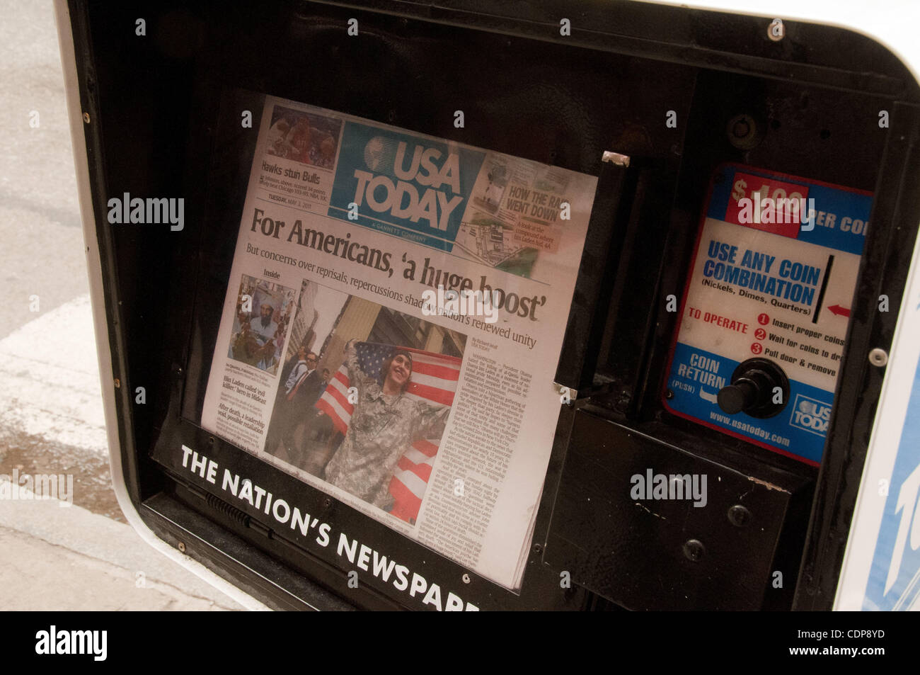 May 03, 2011 - New York, New York, U.S. - New York City news box ...