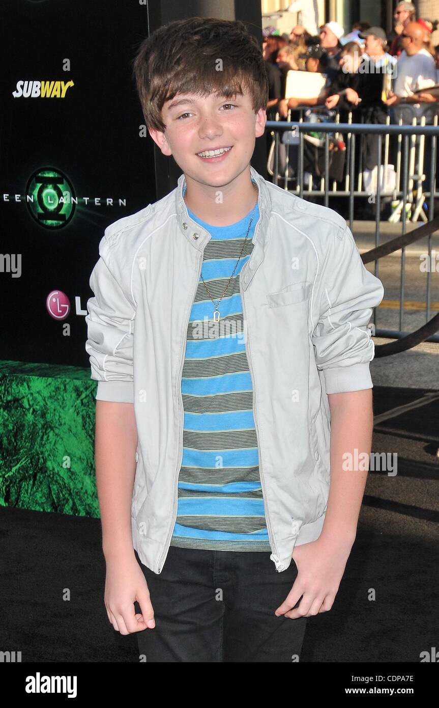 Jun 15, 2011 - California - Actor GREYSON CHANCE at the 'Green Lantern ...