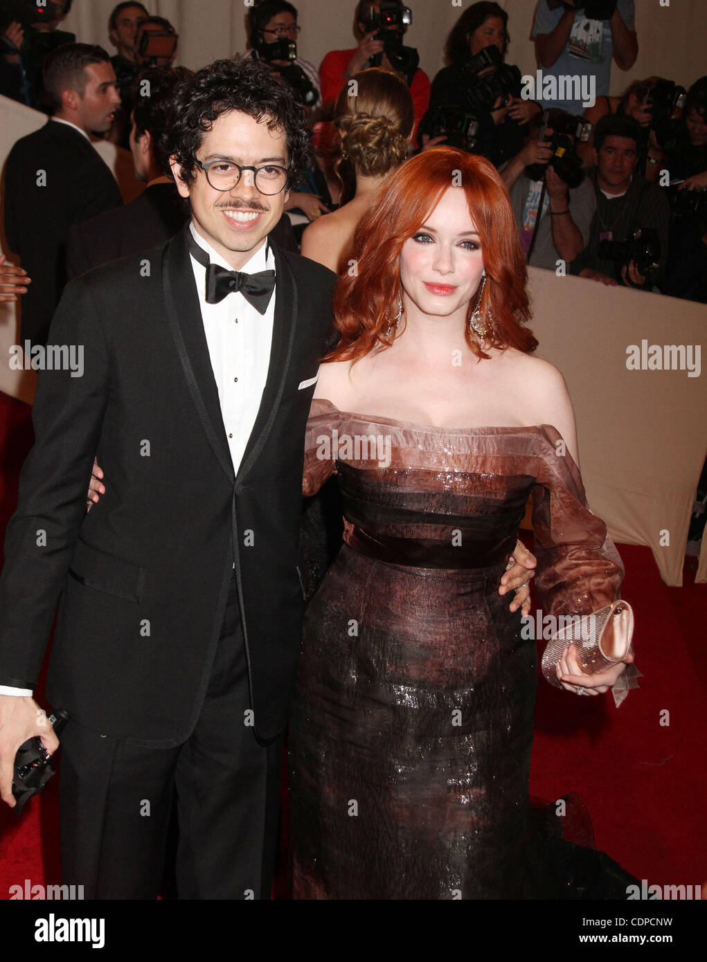 Christina hendricks alexander mcqueen hi-res stock photography and ...