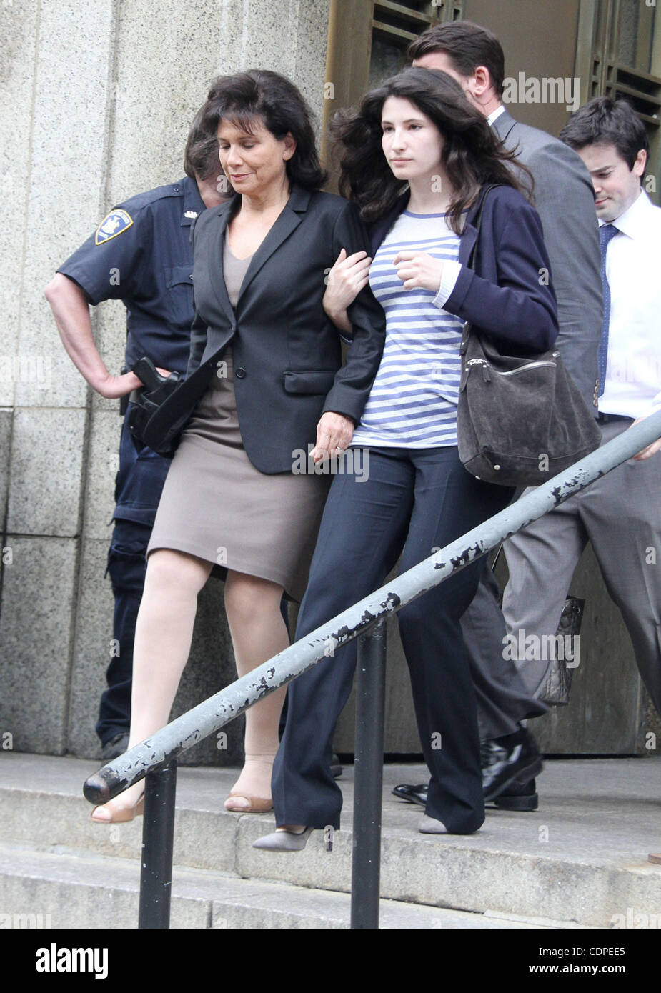 May 19, 2011 - New York, New York, U.S. - (L) ANNE SINCLAIR, wife of ...