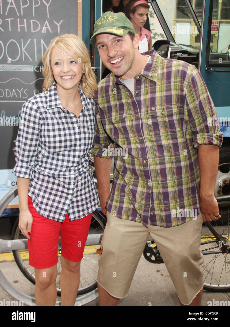 June 14, 2011 - New York, New York, U.S. - Chefs KELSEY NIXON and BEN ...