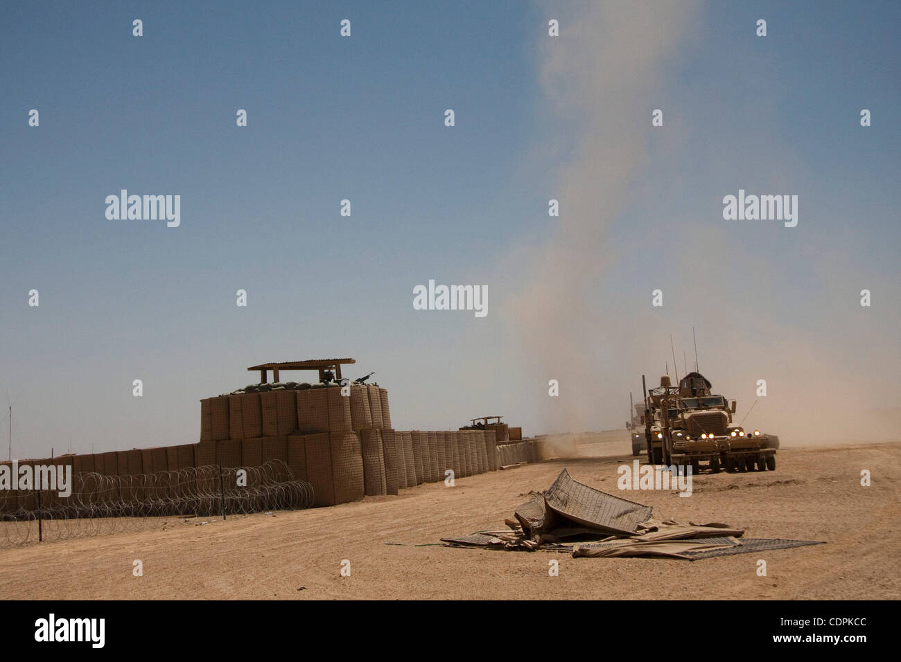 May 02, 2011 - Naw Zad, Helmand, Afghanistan - A dust twister passes ...