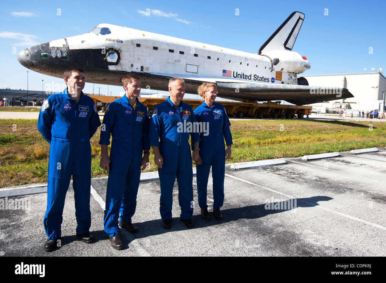 Cape Canaveral, Florida US - Mission Specialists Rex Walheim, commander ...