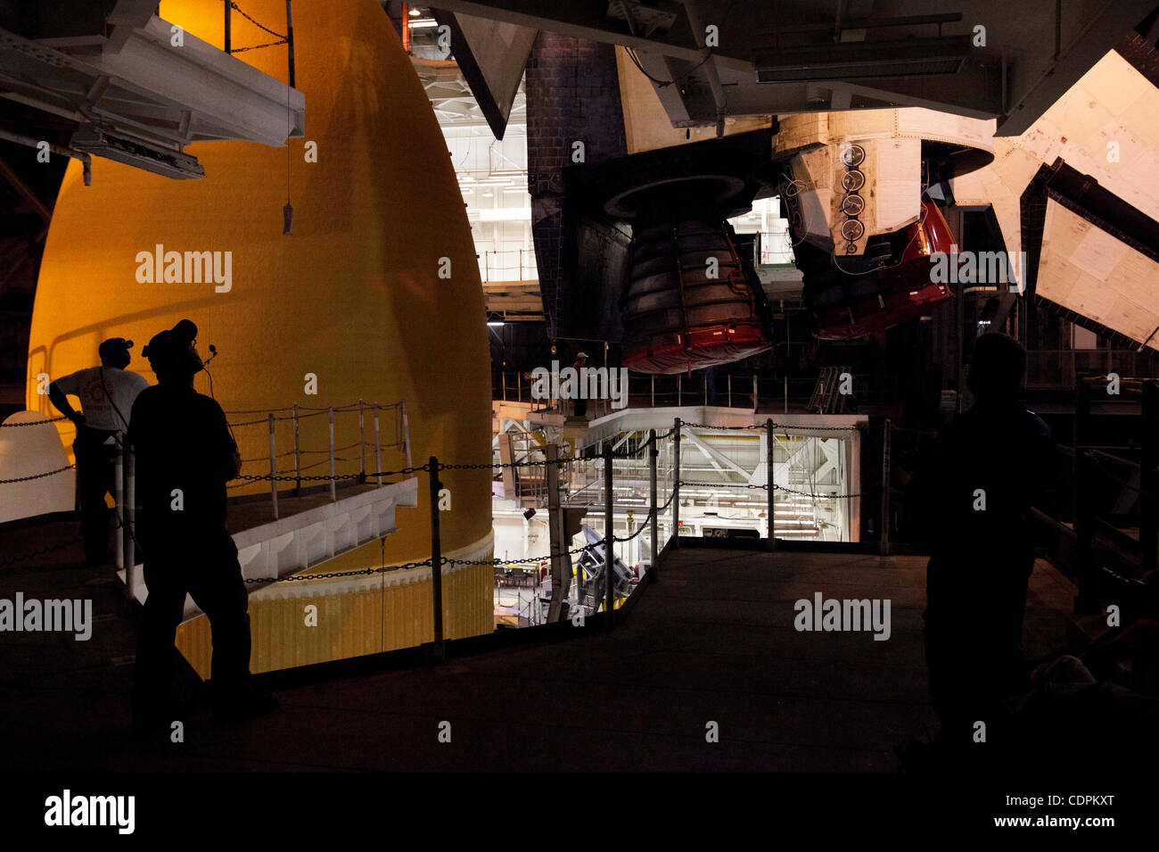 Cape Canaveral, Florida US - The space shuttle Atlantis is into high ...