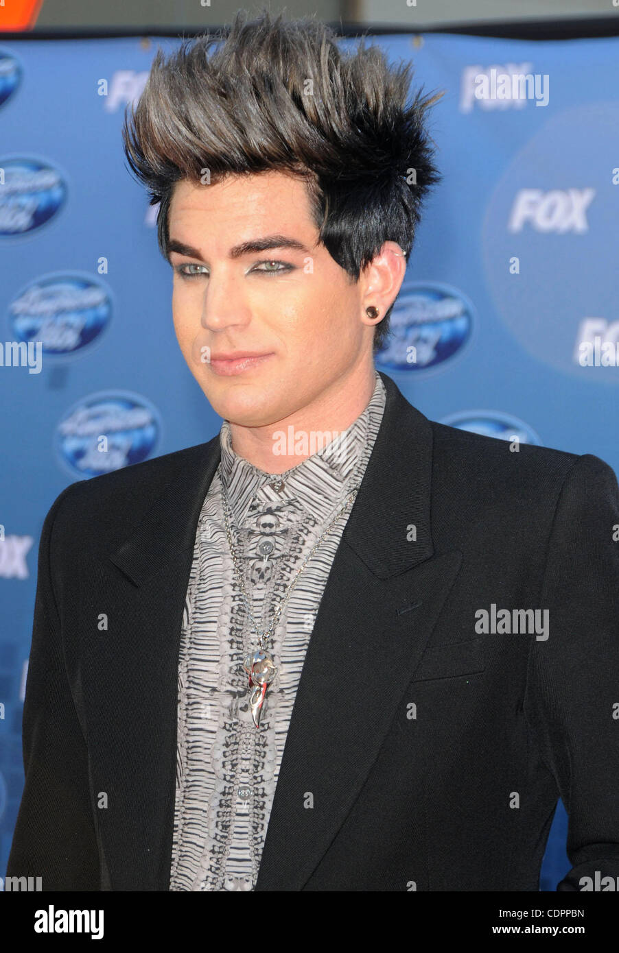 Adam lambert arrivals american idol hi-res stock photography and images ...