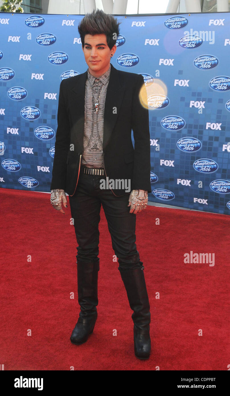 Adam lambert arrivals american idol hi-res stock photography and images ...